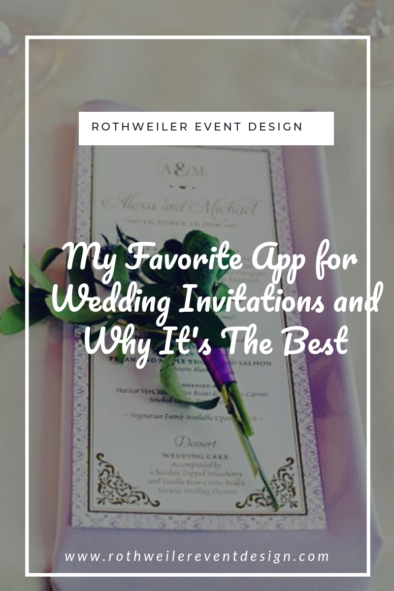 My Favorite App for Wedding Invitations and Why It's The Best - Blog
