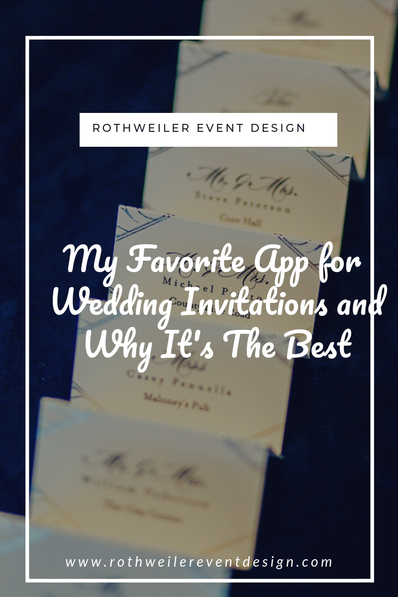 My Favorite App for Wedding Invitations and Why It's The Best - Blog