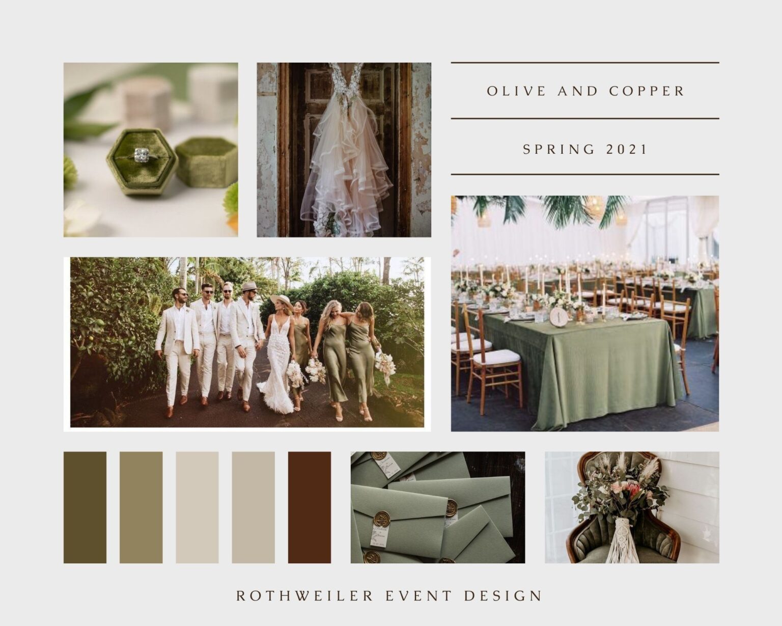 Announcing The 3 Top Spring Wedding Color Combinations For 2021 You ...