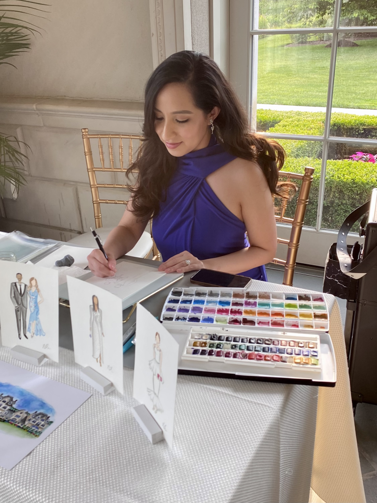 Live Illustration At Your Wedding: A Must Have